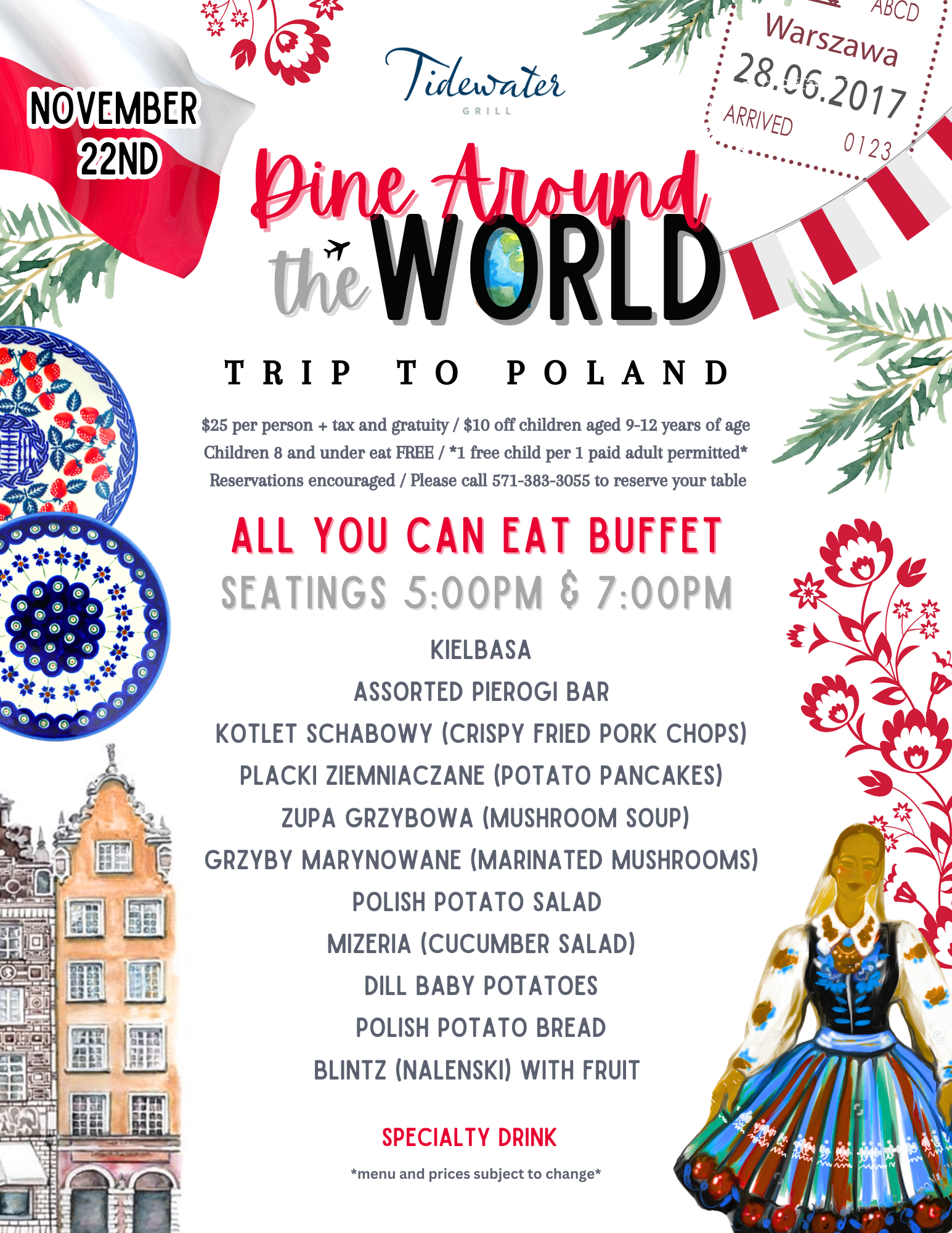 Poland Buffet - Potomac Shores Golf Club